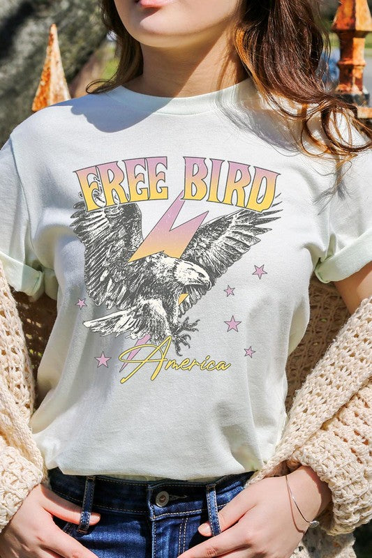 Free Bird America Graphic T Shirt (Multiple Colors) - BP – Rebel Gypsy