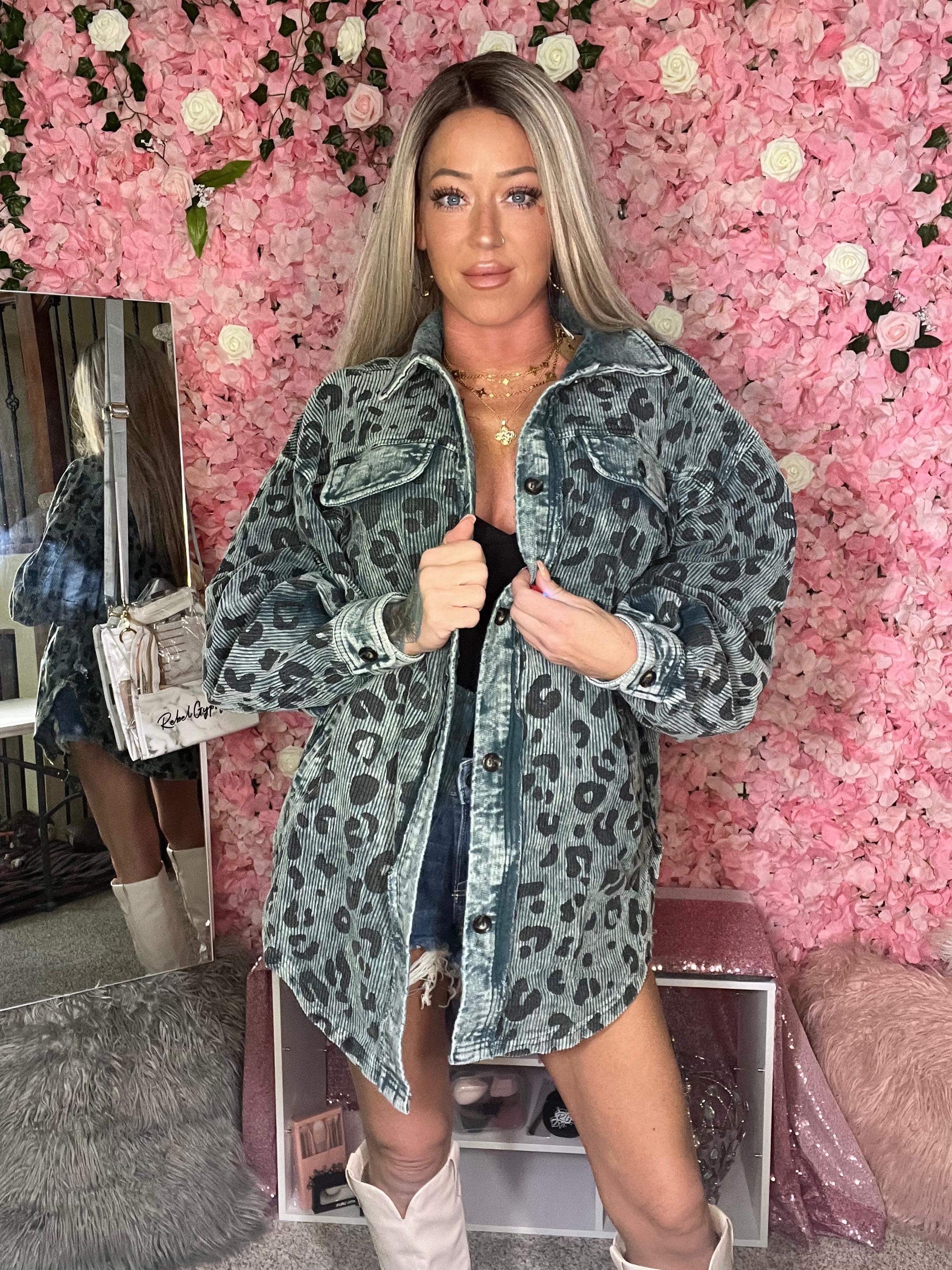 Cattails Leopard Corduroy Jacket – Rebel Gypsy