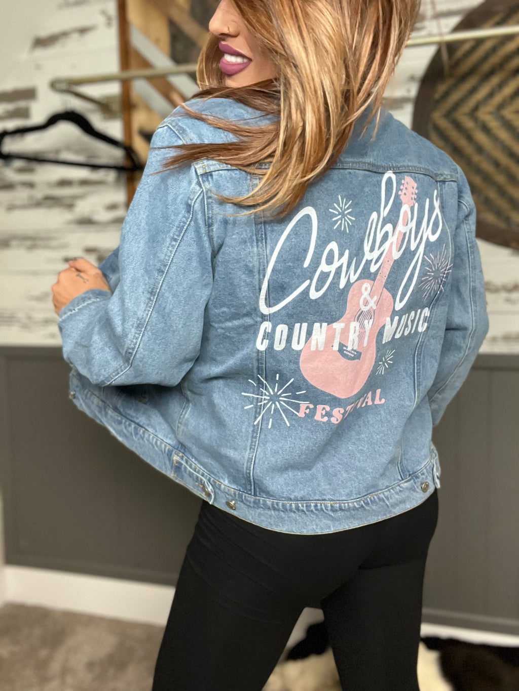 Country Music Denim Jacket – Rebel Gypsy